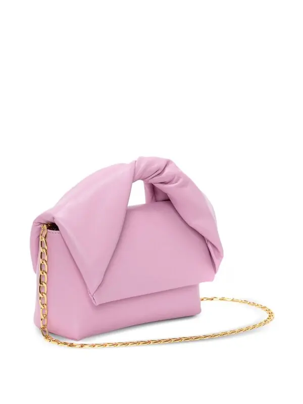 JW Anderson Twisted Leather Shoulder Bag - Pink