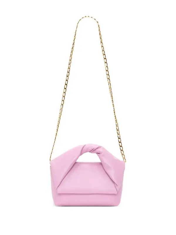 JW Anderson Twisted Leather Shoulder Bag - Pink