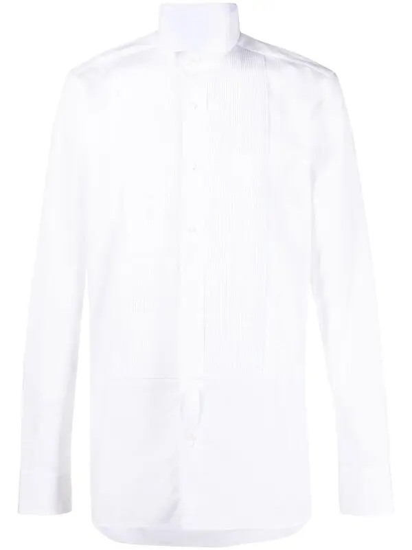 TOM FORD Pleated-bib Cotton Shirt