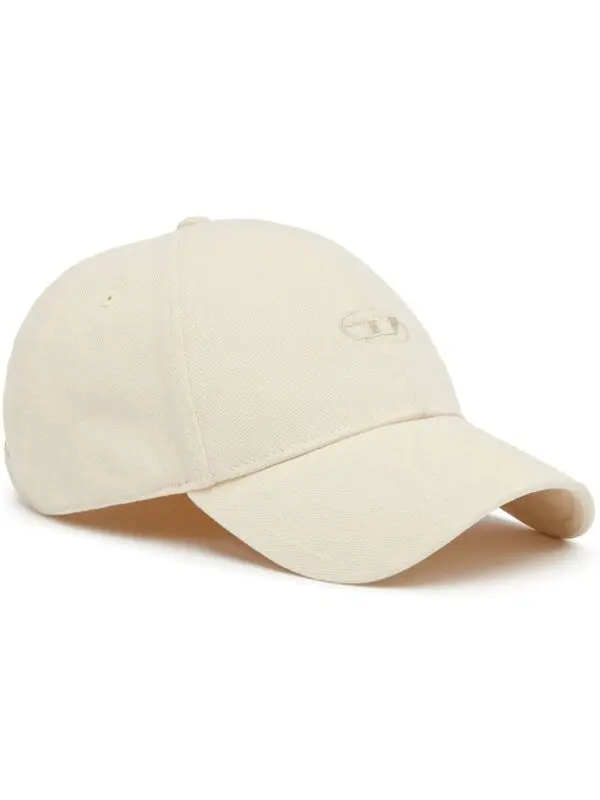 DIESEL Logo-embroidered Cap - Neutrals