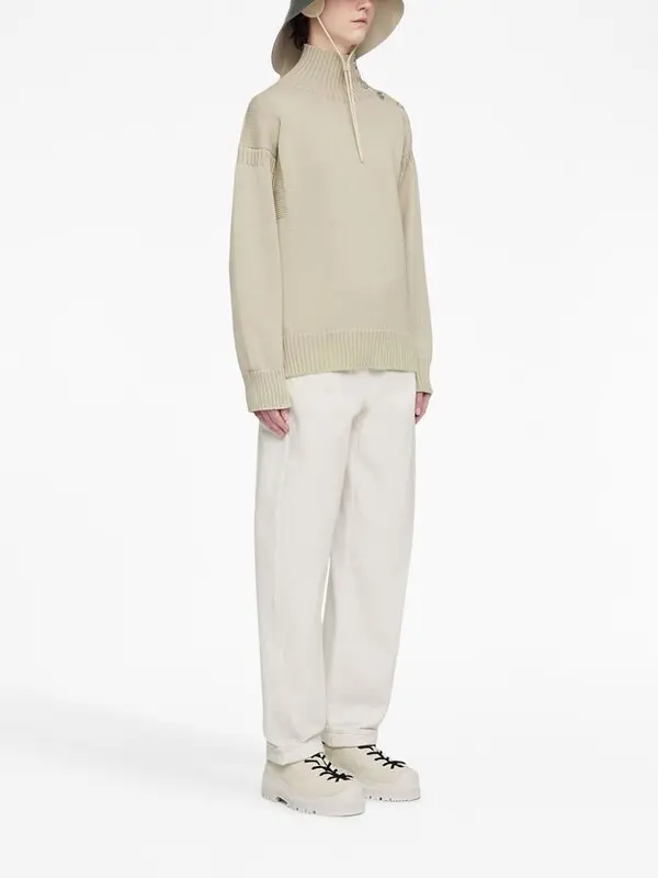 JIL SANDER High-waisted Wide-leg Jeans