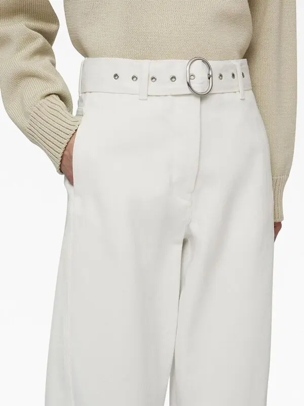 JIL SANDER High-waisted Wide-leg Jeans