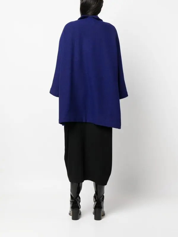 DANIELA GREGIS Bell-sleeves Wool Coat