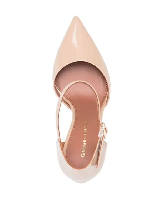 GIULIANO GALIANO Jil Leather Pumps - Neutrals