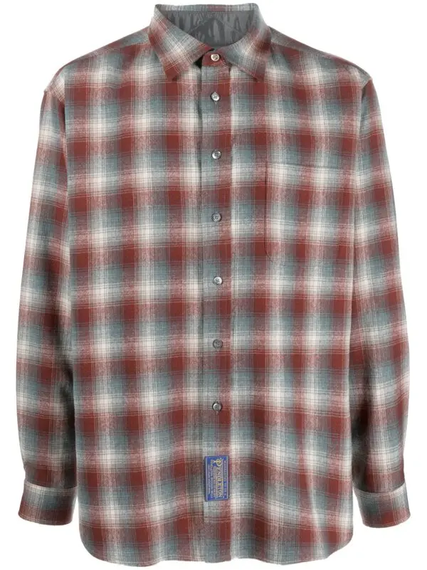MAISON MARGIELA X Pendleton Checked Wool Shirt - Red