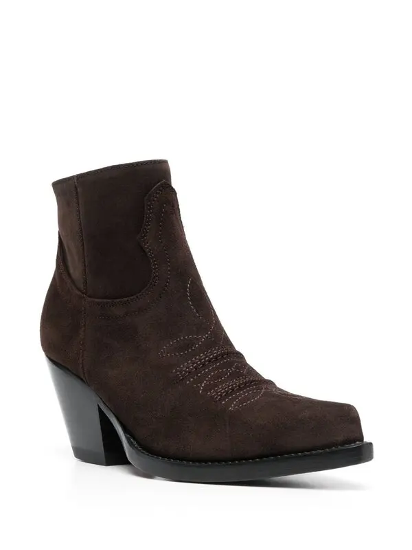 SONORA Hidalgo 85mm Leather Ankle Boots