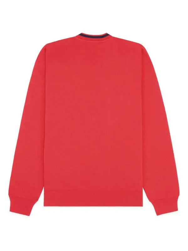SPORTY & RICH Embroidered-logo Cotton Sweatshirt