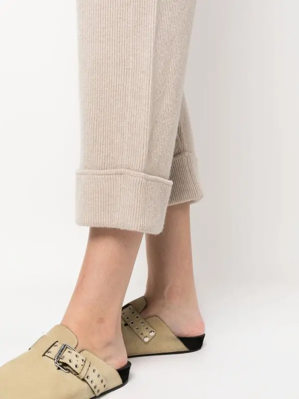 Brunello Cucinelli Drawstring Cropped Track Pants