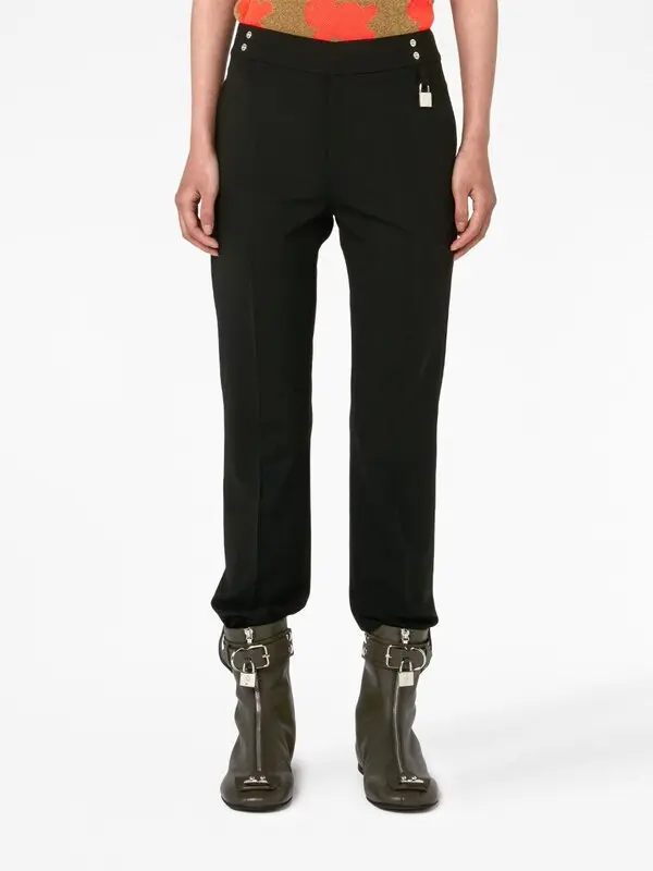 Buy JW Anderson Padlock-embellished Trousers - Black At 66% Off 