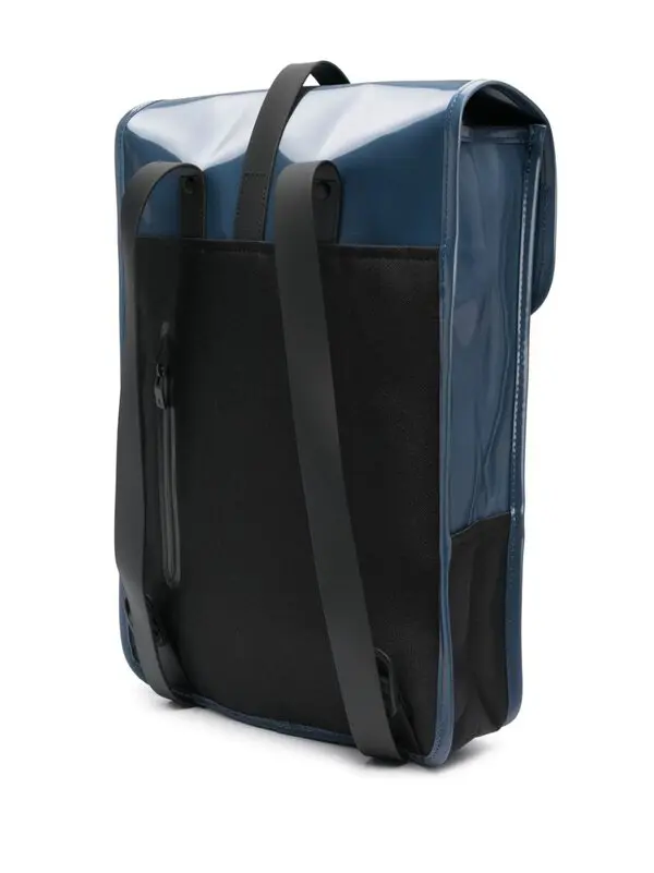 Rains Waterproof Foldover Backpack - Blue