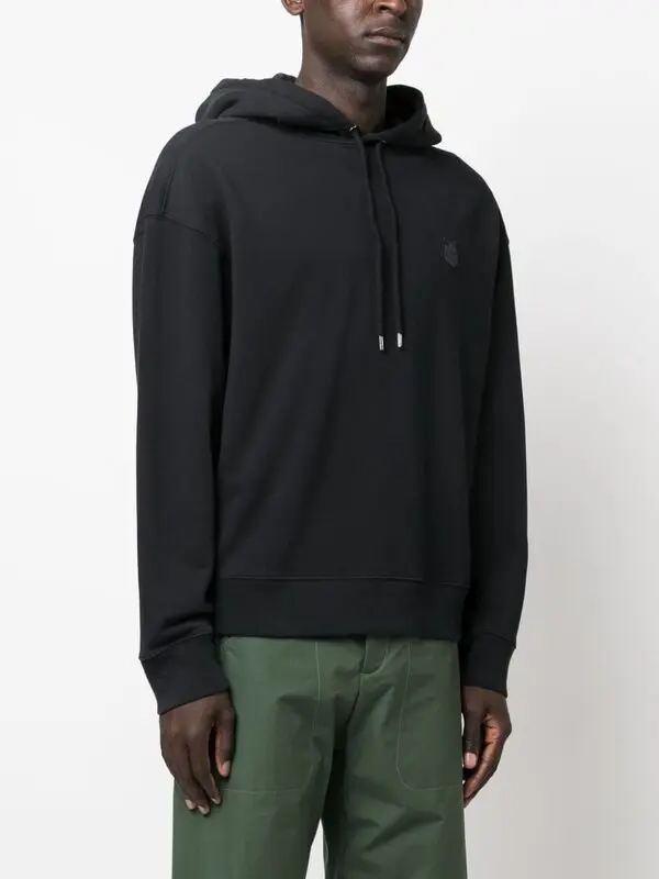 Maison Kitsuné Cotton Hoodie With Fox Motif