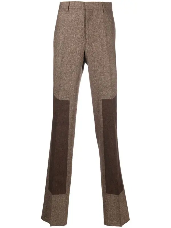 Moschino Tailored-cut Panelled Trousers