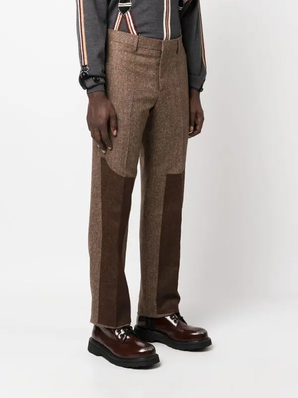 Moschino Tailored-cut Panelled Trousers