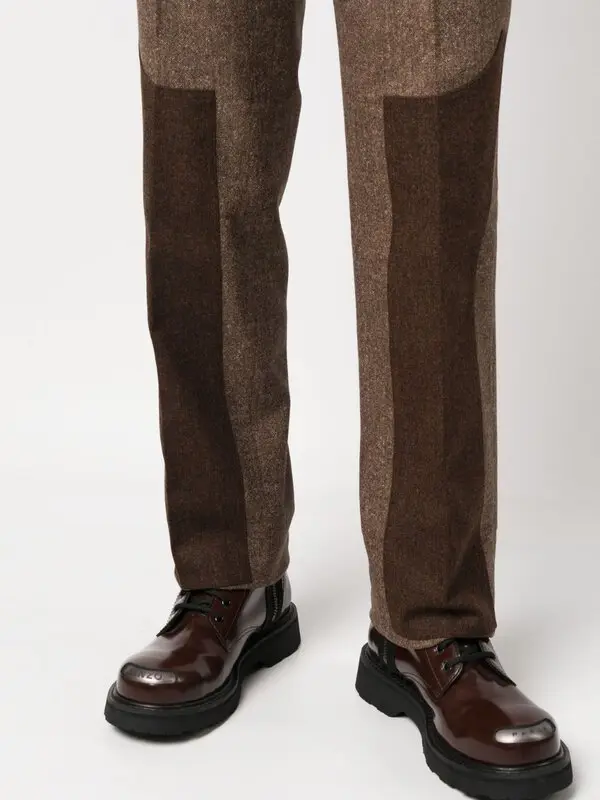 Moschino Tailored-cut Panelled Trousers