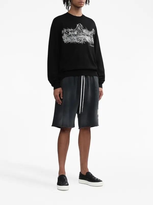 Amiri Vintage Collegiate Cotton Track Shorts