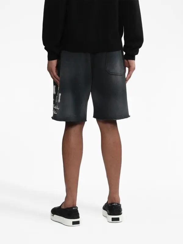 Amiri Vintage Collegiate Cotton Track Shorts