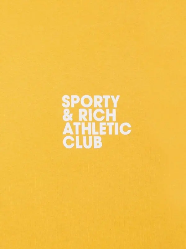 Sporty & Rich Logo-print Cropped T-shirt