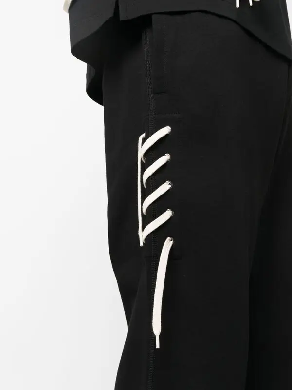 CRAIG GREEN Lace-up Organic Cotton Track Pants