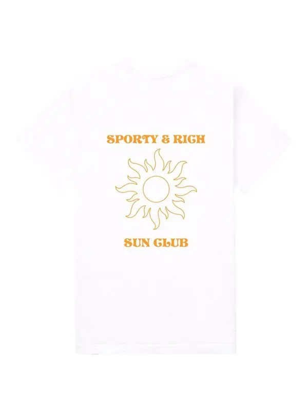 Sporty & Rich Sun Club Cotton T-shirt