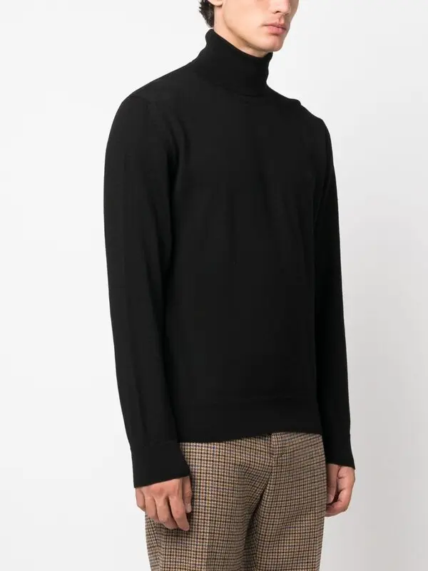 Etro Logo-embroidered Roll-neck Jumper