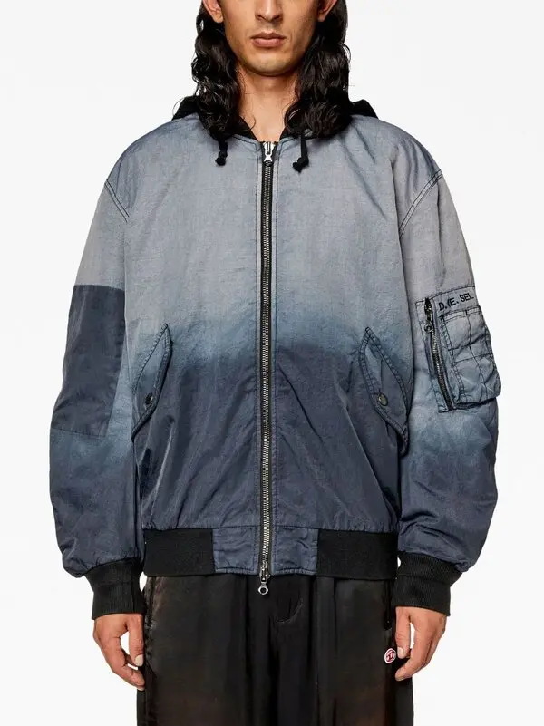 DIESEL® J-common Hooded Bomber Jacket