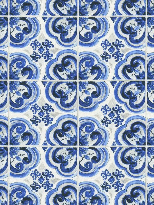 Dolce & Gabbana Tile-print Wallpaper