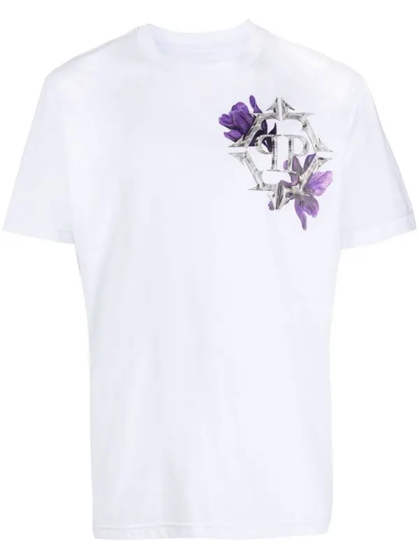 Philipp Plein Logo-print Cotton T-shirt - White