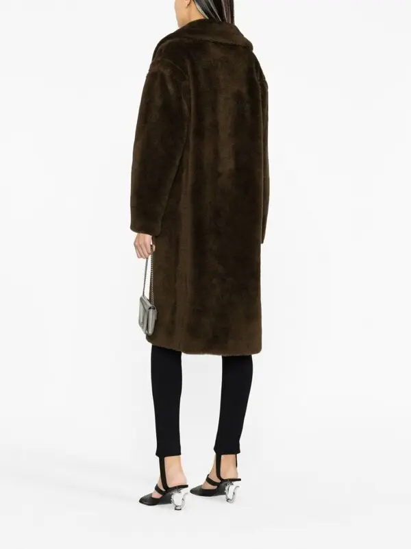 YVES SALOMON Plaid Wool Coat
