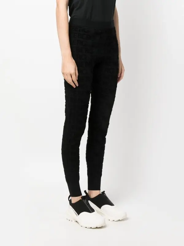 Iceberg Logo-appliqué Tonal-design Leggings