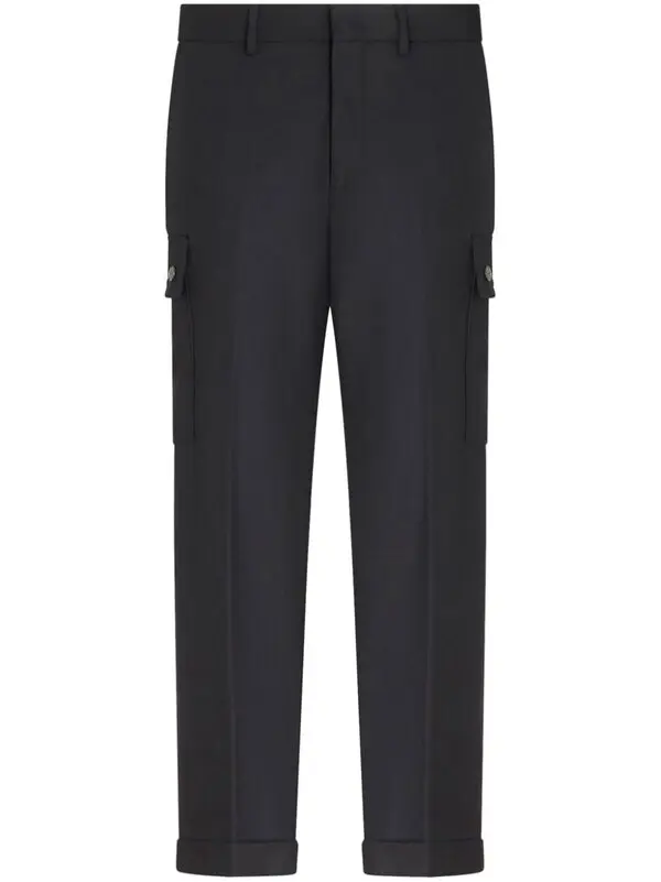 Etro Cargo-pockets Tapered Trousers - Grey