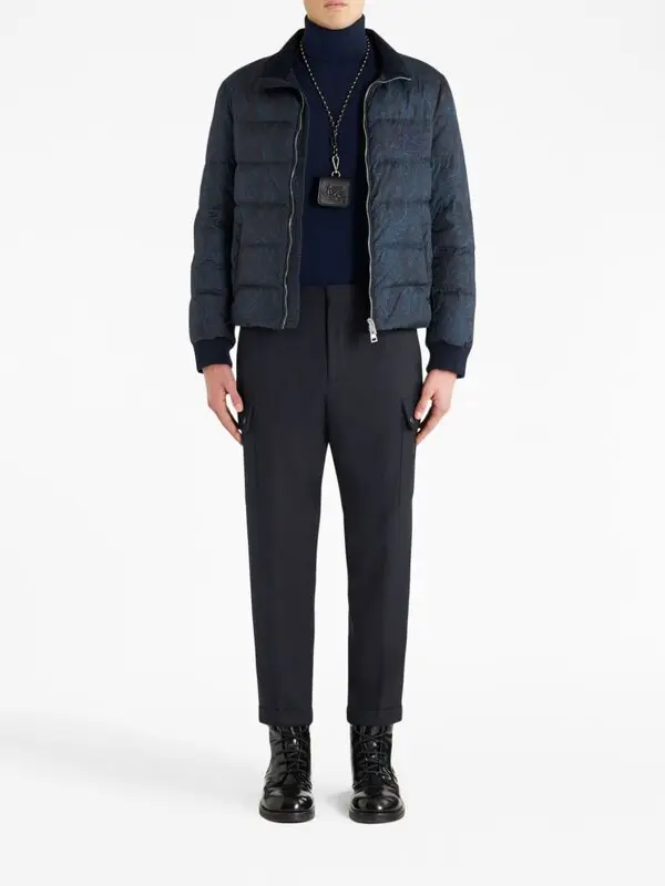 Etro Cargo-pockets Tapered Trousers - Grey