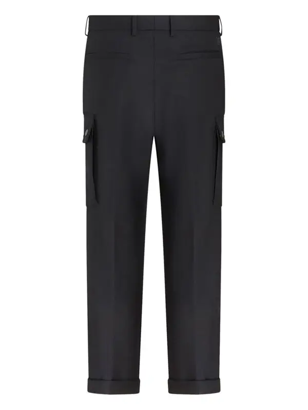 Etro Cargo-pockets Tapered Trousers - Grey