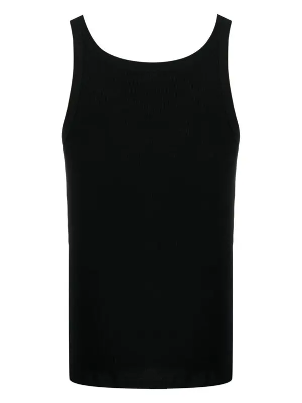 Dolce & Gabbana Ribbed-knit Tank Top - Black