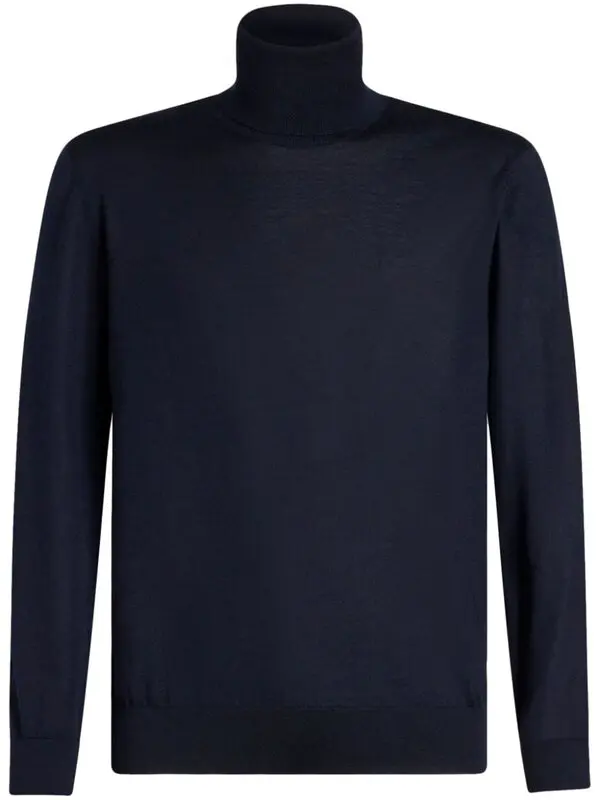 Etro Pegaso-embroidered High-neck Jumper