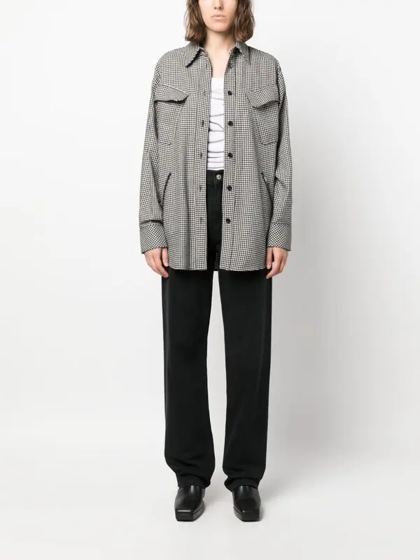 Iceberg Houndstooth Shirt Jacket