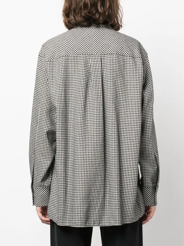 Iceberg Houndstooth Shirt Jacket
