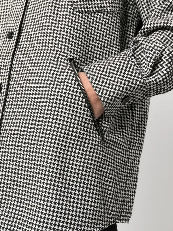 Iceberg Houndstooth Shirt Jacket