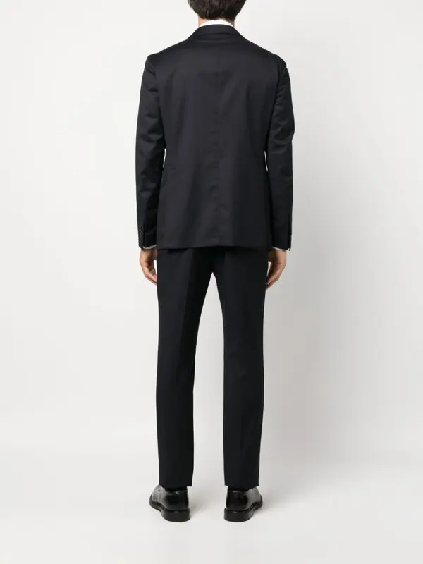 Tagliatore Logo-plaque Virgin-wool Single Breasted Blazer