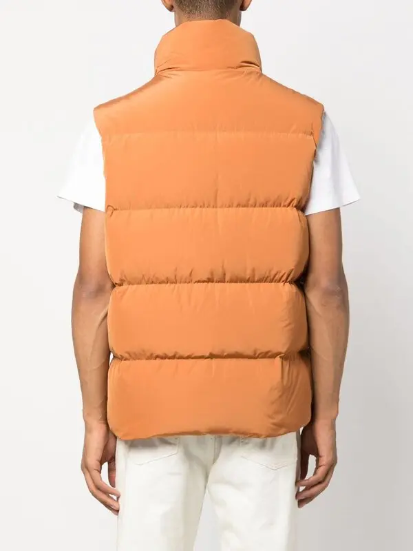 Dsquared2 Funnel-neck Padded Gilet - Orange