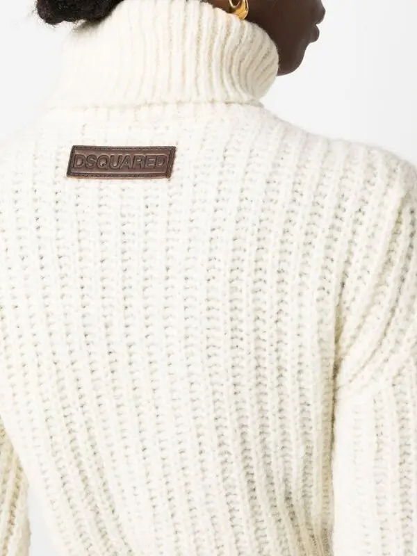 Dsquared2 Chunky-knit Cropped Jumper