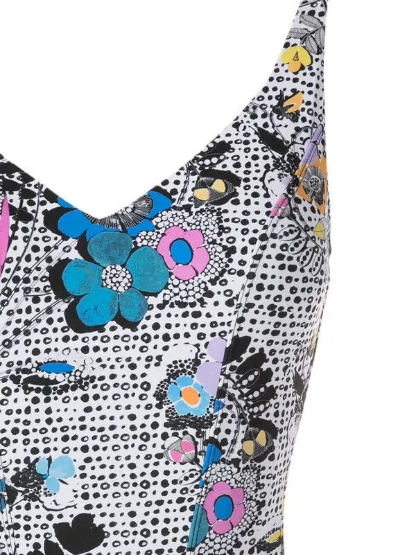AMIR SLAMA Graphic-print Swimsuit
