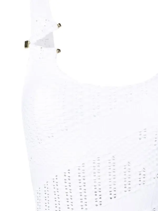 AMIR SLAMA Open-knit One-piece Swimsuit