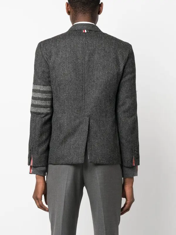 Thom Browne Stripe-detail Single-breasted Blazer