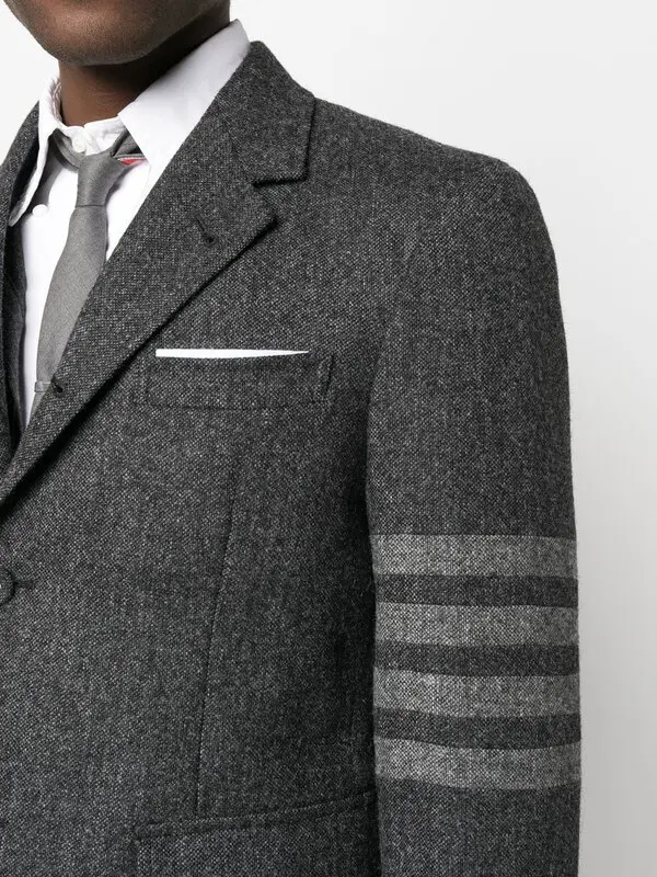 Thom Browne Stripe-detail Single-breasted Blazer