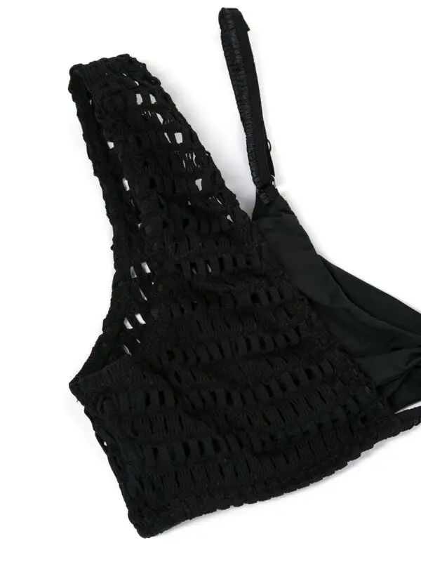 AMIR SLAMA Open-knit Layered Bikini Set