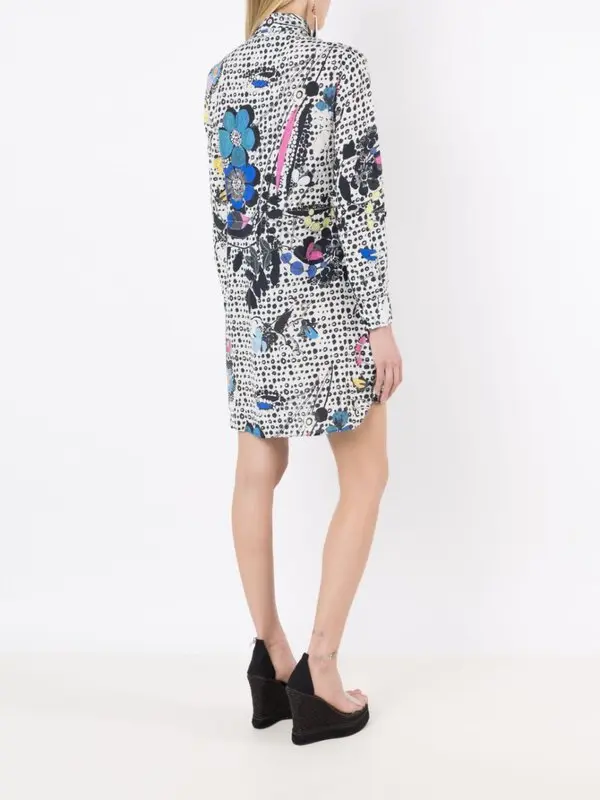 AMIR SLAMA Graphic-print Long-sleeve Shirt