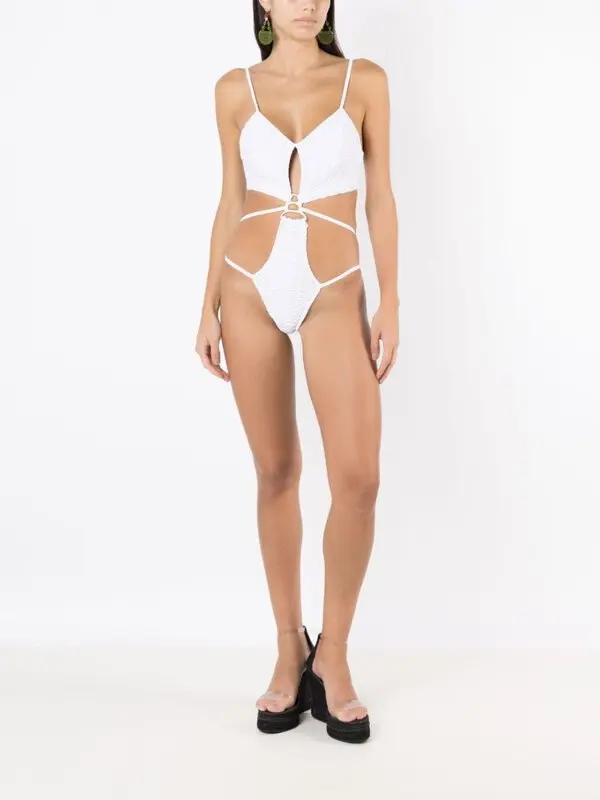 AMIR SLAMA Woven One-piece
