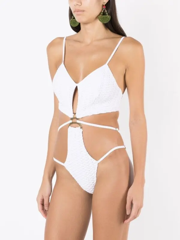 AMIR SLAMA Woven One-piece