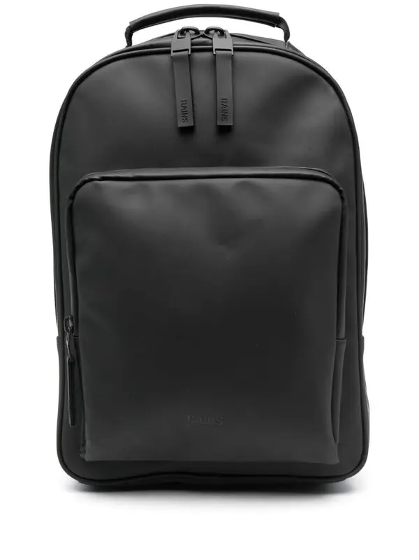 Rains Book Daypack Waterproof Backpack - Black