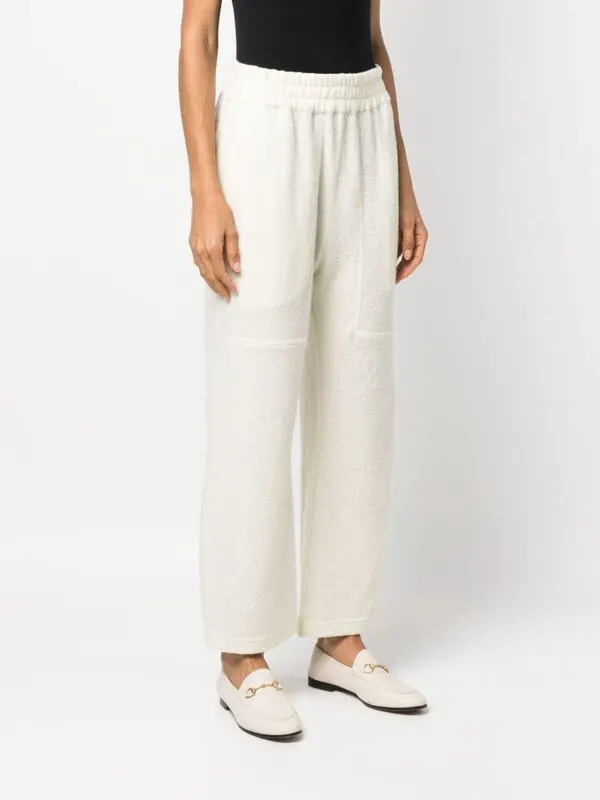 GENTRYPORTOFINO Textured Straight-leg Track Pants